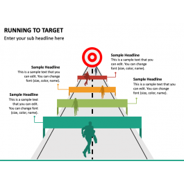 Running to Target PowerPoint and Google Slides Template - PPT Slides