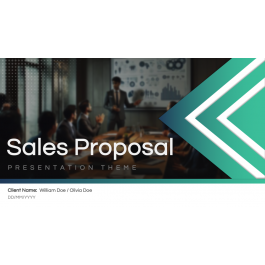 Sales Proposal Presentation for PowerPoint and Google Slides - PPT Slides