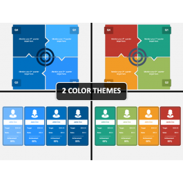 Sales Target Achievement PowerPoint and Google Slides Template - PPT Slides