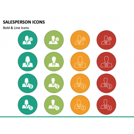 Salesperson Icons for PowerPoint and Google Slides - PPT Slides