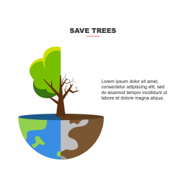 Save Trees Graphics for PowerPoint and Google Slides - PPT Slides