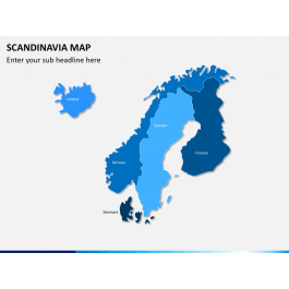 Scandinavia/Nordic Countries Map for PowerPoint and Google Slides - PPT ...