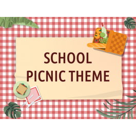 Free - School Picnic Theme PowerPoint Template and Google Slides Theme
