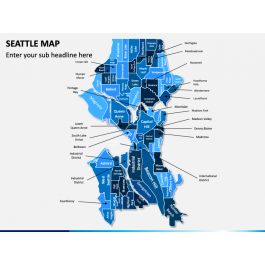 Seattle Map for PowerPoint and Google Slides - PPT Slides