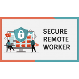 Secure Remote Worker PowerPoint and Google Slides Template - PPT Slides