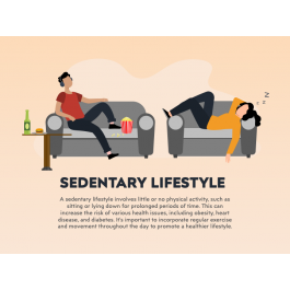 Sedentary Lifestyle PowerPoint and Google Slides Template - PPT Slides