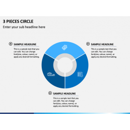 PowerPoint 3 Pieces Circle