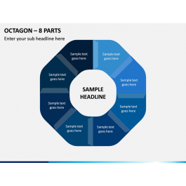 PowerPoint Octagon - 8 Parts