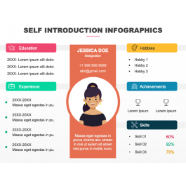 Self Introduction Infographics for PowerPoint and Google Slides - PPT ...