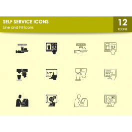 Self Service Icons for PowerPoint and Google Slides