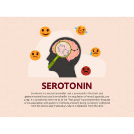 Serotonin PowerPoint and Google Slides Template - PPT Slides