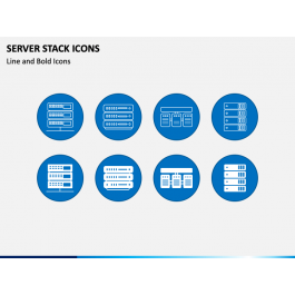 Server Stack Icons for PowerPoint and Google Slides - PPT Slides