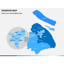 Shanghai Map for PowerPoint and Google Slides - PPT Slides