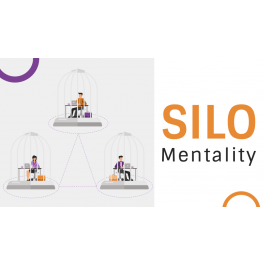 Silo Mentality PowerPoint and Google Slides Template - PPT Slides