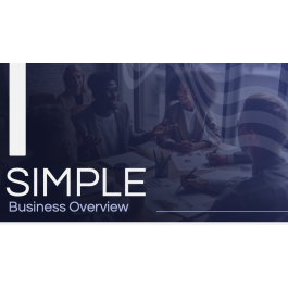 Simple Business Overview PowerPoint and Google Slides Template - PPT Slides