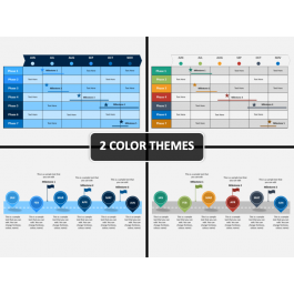 6 Month Plan With Milestones PowerPoint and Google Slides Template ...