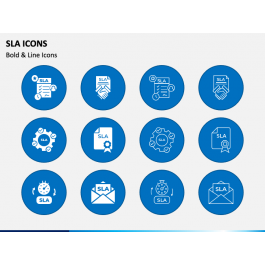 SLA Icons for PowerPoint and Google Slides - PPT Slides