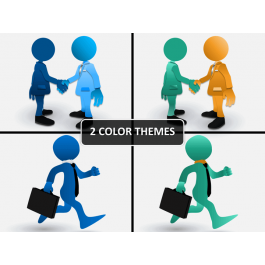 Slide Man (3D Man) - Business for PowerPoint and Google Slides