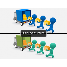 Slide Man (3D Man) Carrying Goods for PowerPoint and Google Slides ...