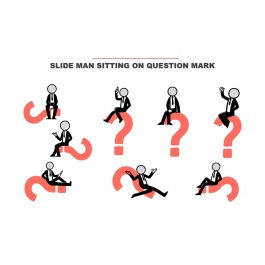 Slide Man Sitting on Question Mark PowerPoint and Google Slides ...