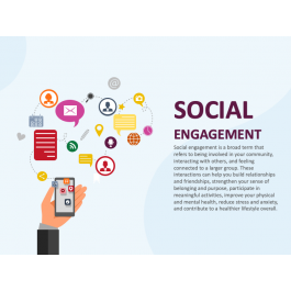 Social Engagement PowerPoint and Google Slides Template - PPT Slides