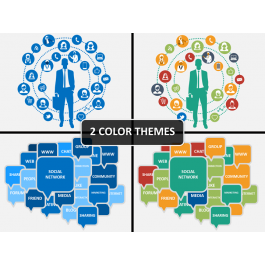 Social Network PowerPoint and Google Slides Template - PPT Slides