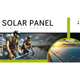 Solar Panel Company Profile PowerPoint and Google Slides Template - PPT ...