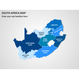 South Africa Map for PowerPoint and Google Slides - PPT Slides