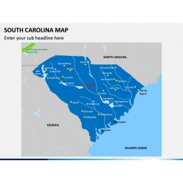 South Carolina Map for PowerPoint and Google Slides - PPT Slides