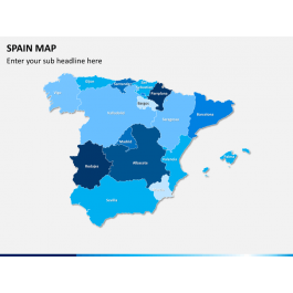 Spain Map for PowerPoint and Google Slides - PPT Slides