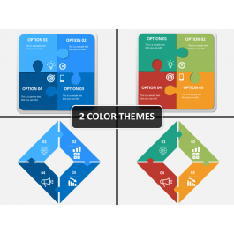 Square Puzzle PowerPoint and Google Slides Template - PPT Slides