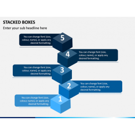 Stacked Boxes PowerPoint Template - PPT Slides