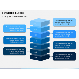 PowerPoint 7 Stacked Blocks