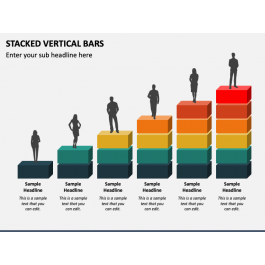 Stacked Vertical Bars for PowerPoint and Google Slides - PPT Slides