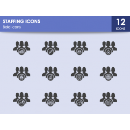 Staffing Icons for PowerPoint and Google Slides - PPT Slides