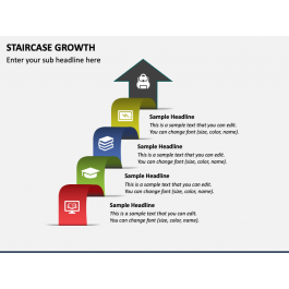 Staircase Growth PowerPoint and Google Slides Template - PPT Slides