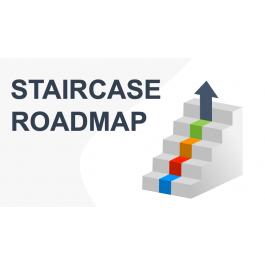 Staircase Roadmap PowerPoint and Google Slides Template - PPT Slides