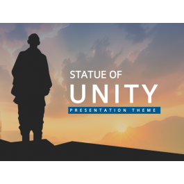 Free - Statue of Unity PowerPoint Template and Google Slides Theme