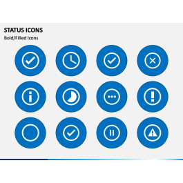 Status Icons for PowerPoint and Google Slides - PPT Slides