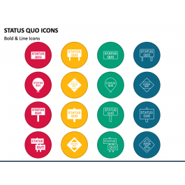 Status Quo Icons for PowerPoint and Google Slides - PPT Slides