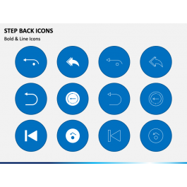 Step Back Icons for PowerPoint and Google Slides - PPT Slides