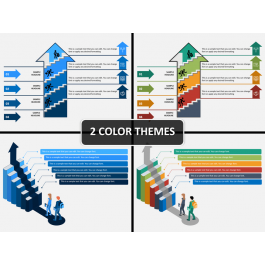 Step Up Process PowerPoint and Google Slides Template - PPT Slides