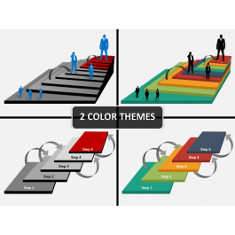 Steps Diagram for PowerPoint and Google Slides - PPT Slides