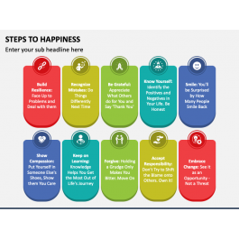 Steps to Happiness PowerPoint and Google Slides Template - PPT Slides