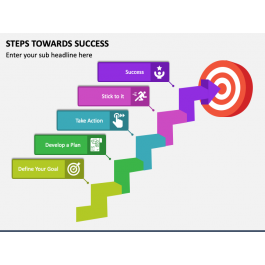 Free Steps Towards Success PowerPoint Template and Google Slides Theme
