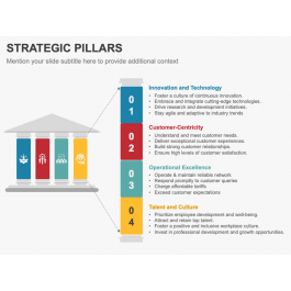 Strategic Pillars PowerPoint and Google Slides Template - PPT Slides