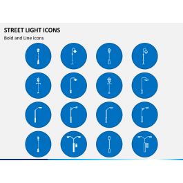 Street Light Icons for PowerPoint and Google Slides - PPT Slides