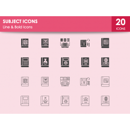 Subject Icons for PowerPoint and Google Slides - PPT Slides