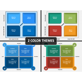 Success Matrix PowerPoint and Google Slides Template - PPT Slides