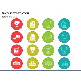 Success Story Icons for PowerPoint and Google Slides - PPT Slides